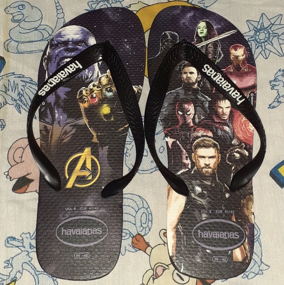 Havaianas | Shoes | New The Avengers Havaianas Flip Flops Marvel Comics ...
